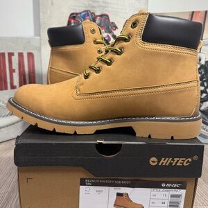 Hi-Tec | Shoes | Hi Tec Mens Reznor 6 Wheat Nubuck Vegan Soft Toe Work ...